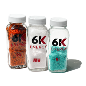 6K Energy - domestic sustainable battery material production